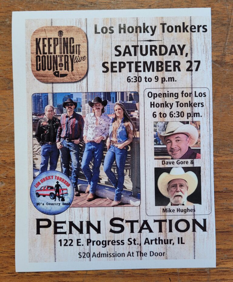Los Honky Tonkers at Penn Station - Illinois Amish Country and Arthur ...